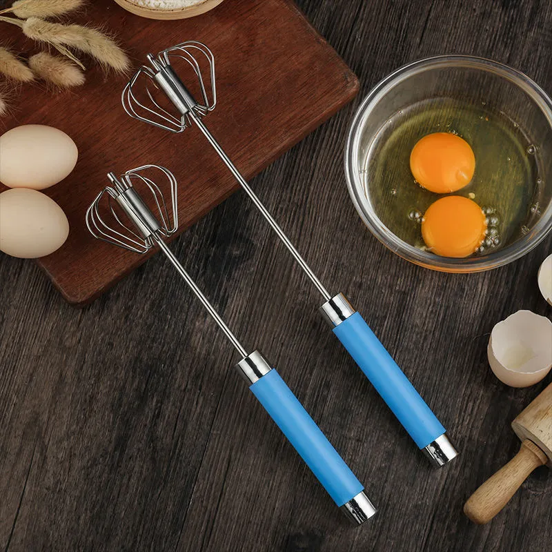 New Hand Pressure Semi Automatic Egg Beater Stainless Steel Kitchen ...