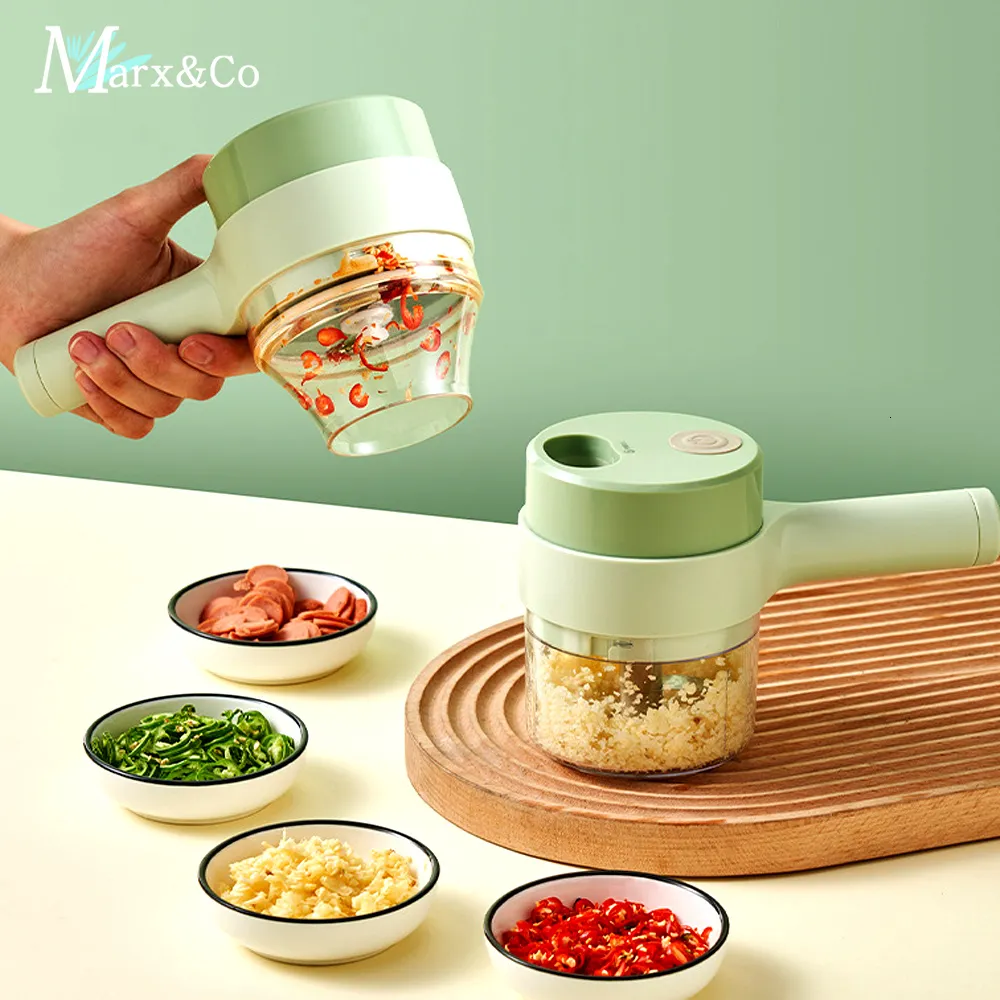 Electric Vegetable Chopper And Food Processor Portable Multifunctional ...