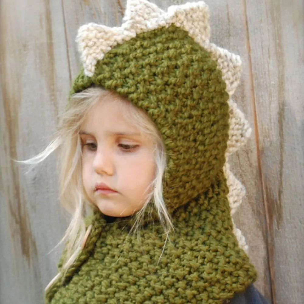 Children Cotton Crochet Hats and Scarves Set with Cartoon Patterns for ...