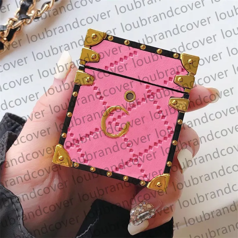 DHgate.com:Designer Leather Airpod Pro 2 Case with Embossed Metal ...