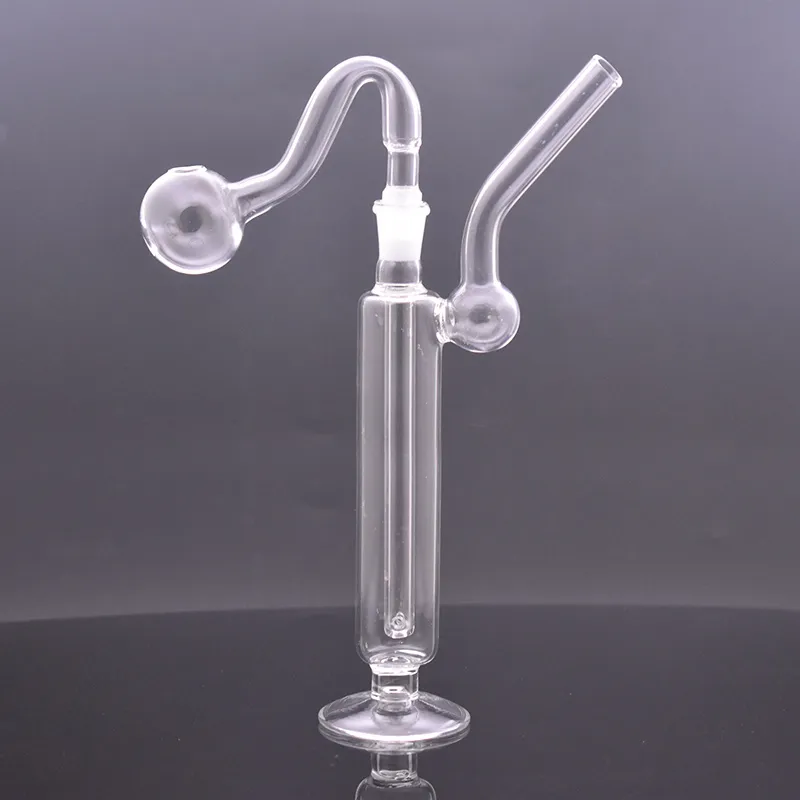 Glass Mini Bong | Portable Bubbler Water Pipe | Thick Pyrex Clear Heady ...