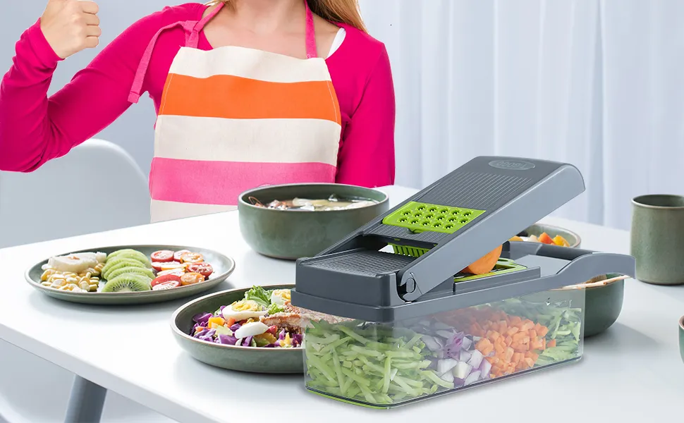 Multifunctional Circular vegetable chopper and Slicer...