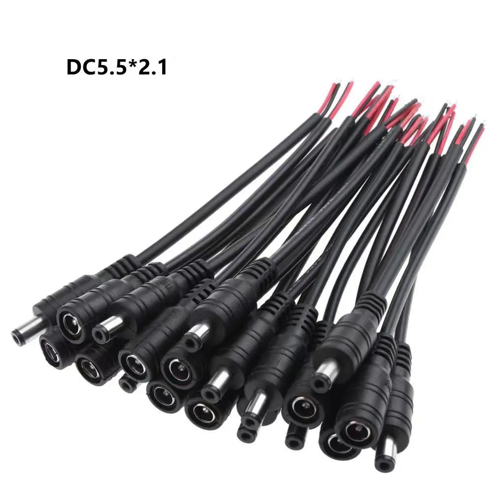 DC Power Extension Cable 5.5mm X 2.1mm, 5 24V Connector For 5050/3528 ...
