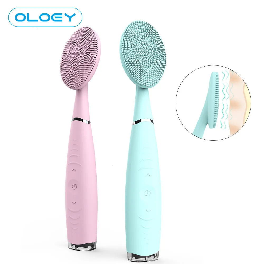 Electric Sonic Face Cleanser Brush - Premium Silicone Blackhead Remover ...