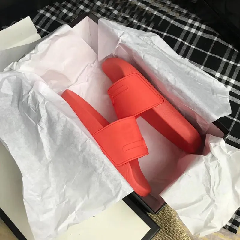 2023 Mens Womens Rubber Pool Slide Sandals Flats Kendall And Kylie ...