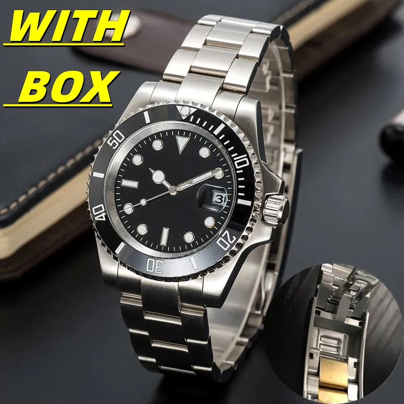 Men's 41mm Automatic Mechanical Ceramic Watch With Stainless Steel ...