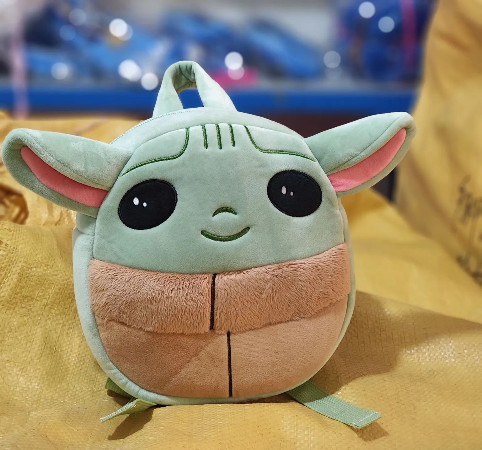 Green And Brown Big Eye Stuffed Animal Backpack Amazon With Cute ...