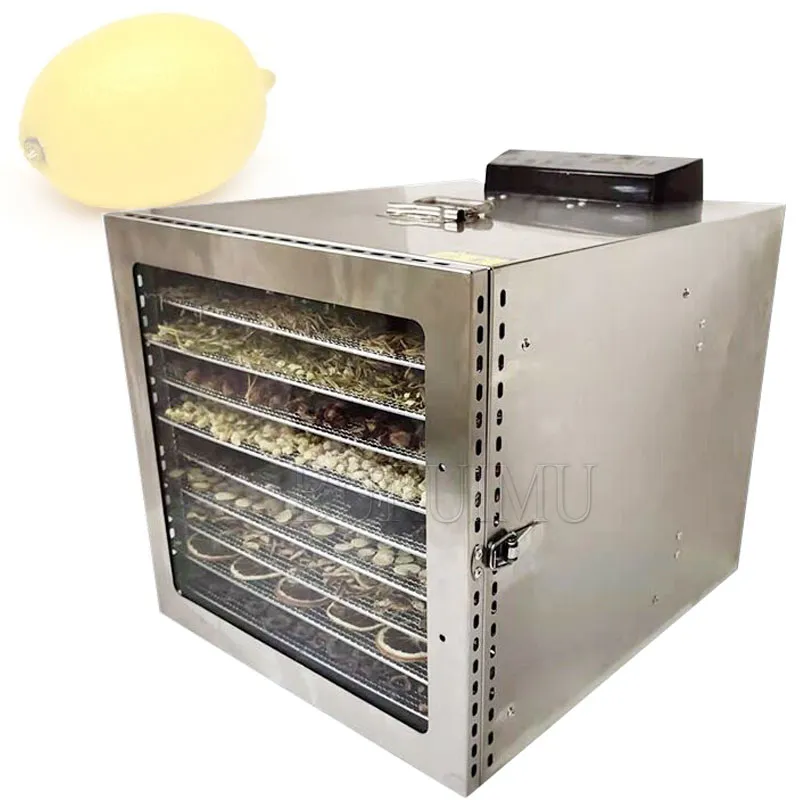 10-Layer Stainless Steel Food Dehydrator - Home Fruit & Vegetable Dryer ...