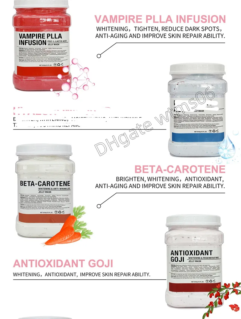Vampire SPA Hydro Jelly Homemade Moisturizing Face Mask Powder 650g DIY ...
