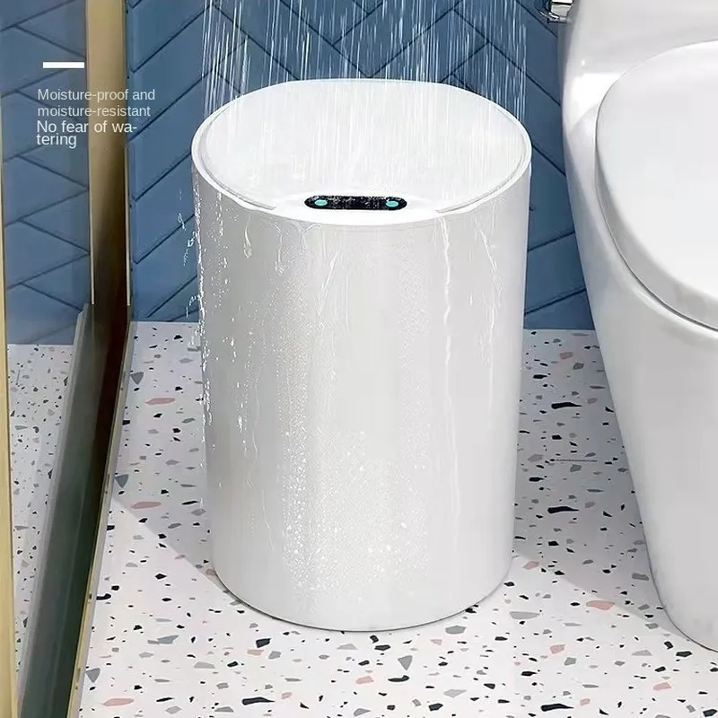 Waste Bins 14L Circular Intelligent Trash Can Automatically Sense Trash ...