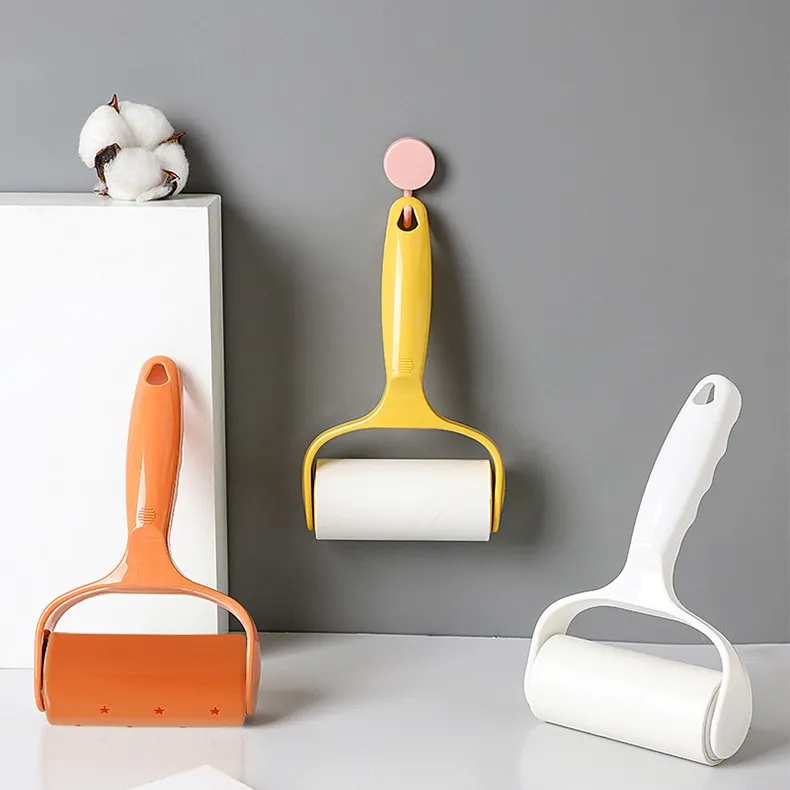 Reusable Lint Roller - Clothes, Pet Hair Remover, Washable Sticky ...