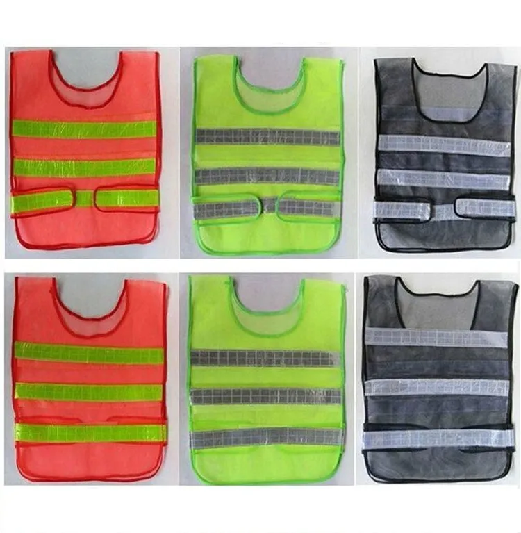 Safety Clothing Reflective Vests High Visibility Hollow Grid ...