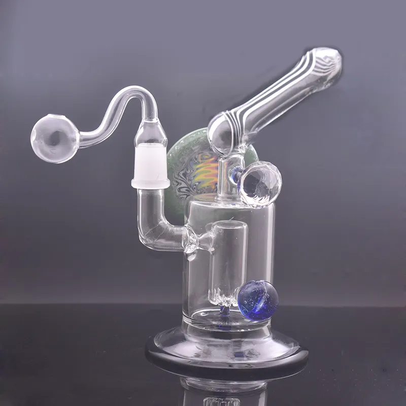 Glass Water Pipe With Reclaimer Kit Clear Glass Bubbler Hookah Rig With ...