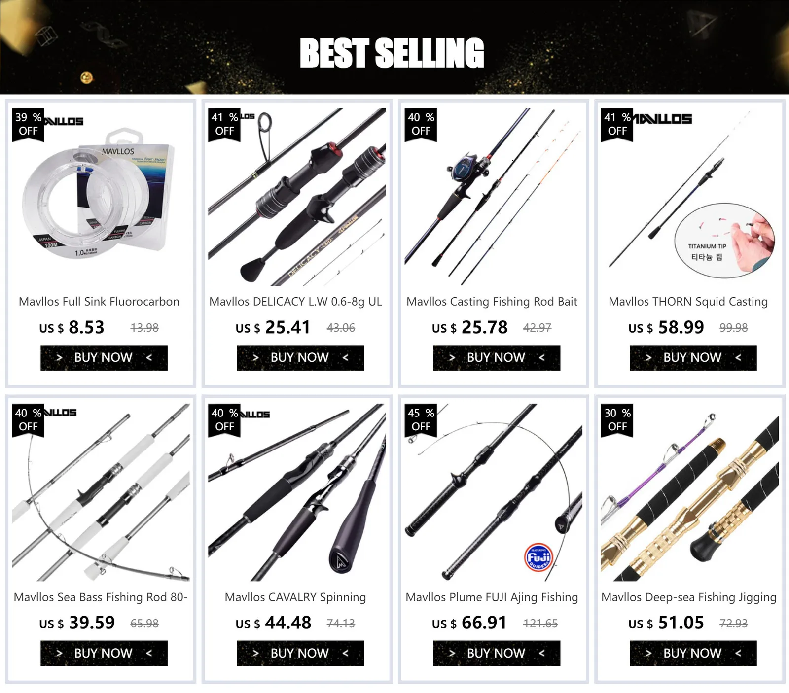 Boat Fishing Rods Mavllos Plume FUJI Ajing Suitable Bait 0 6 8g Line 2 ...