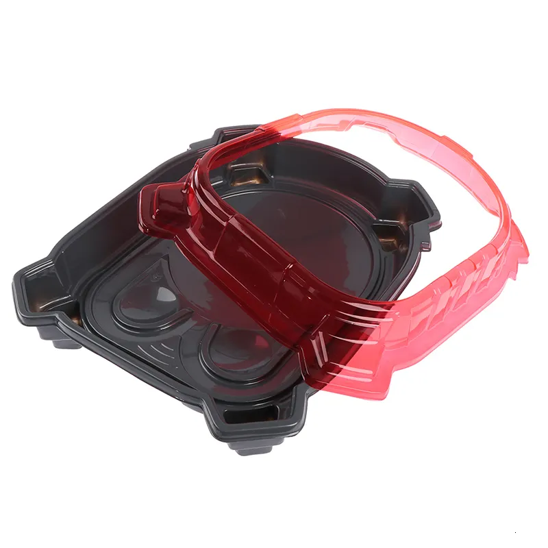 Rotating Battle Game Arenas with Launcher Set, Plastic Spinning Top ...