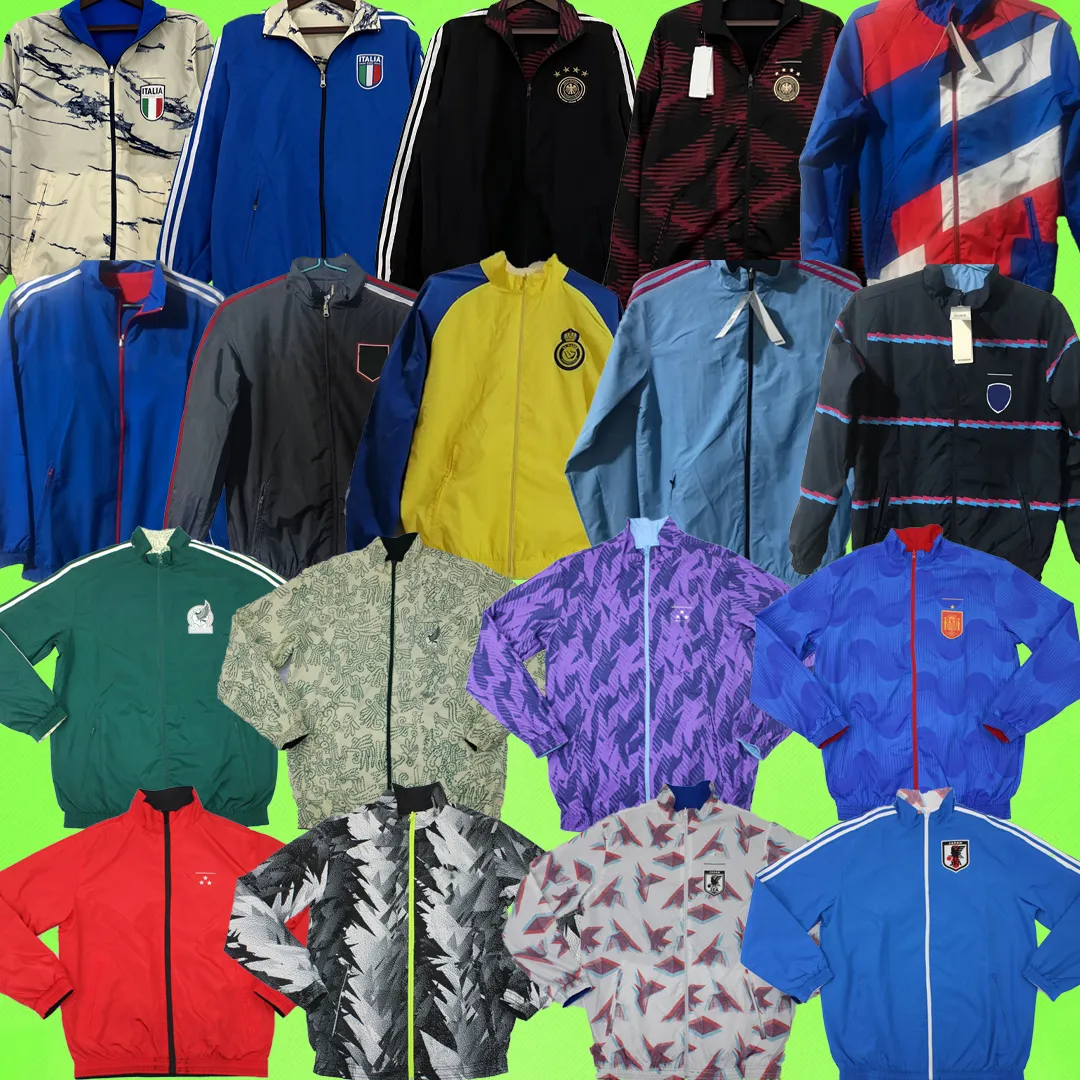 Espanha México Alemanha 2023 Trench Coat Reversible Tracksuits Soccer ...