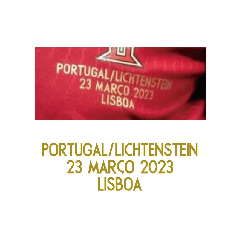 Souvenirs Collectable Portugal Soccer Patch Customize Match Date Heat ...