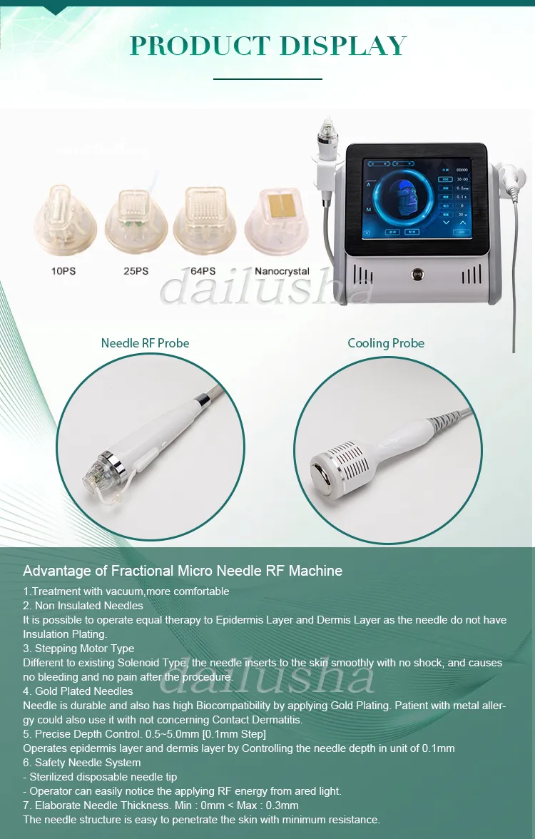 RF Micro Needling Facial Lift And Acne Scar Removal System: Efficient ...
