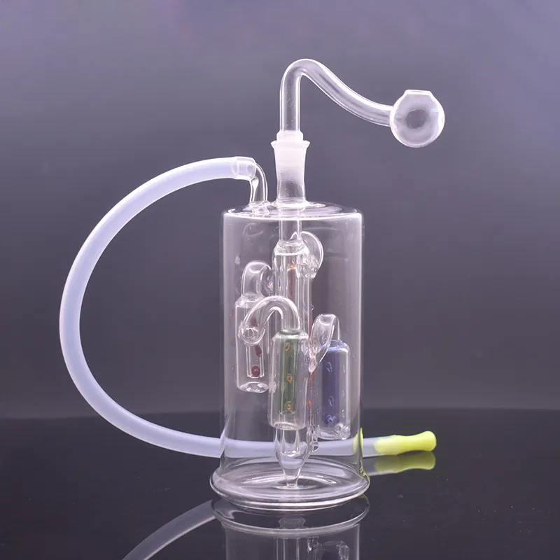 Dab Rig Smoking Pipe 10mm Female Oil Burner Bong Hookah Inline Triple ...