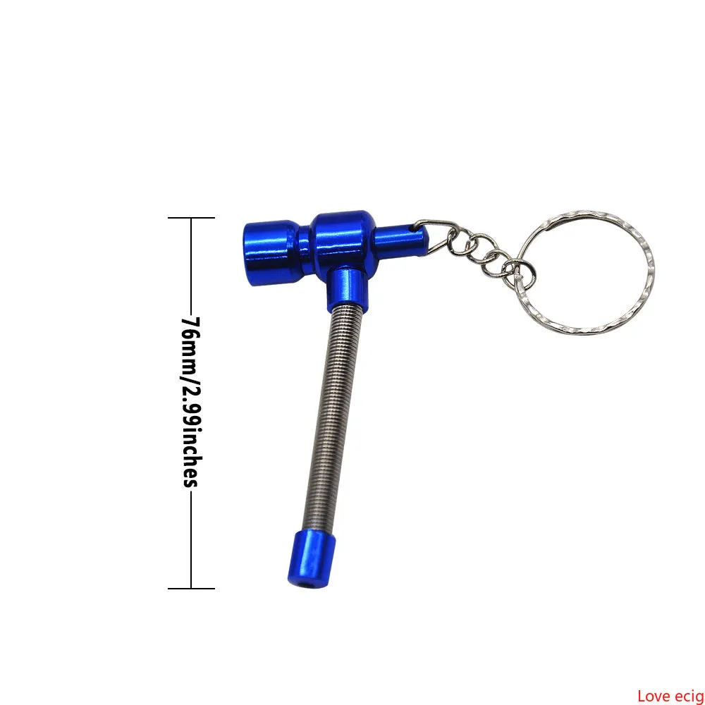 Honeypuff Metal Spring Pipe Hand Pipe Mini Cheap Portable Tobacco Small ...