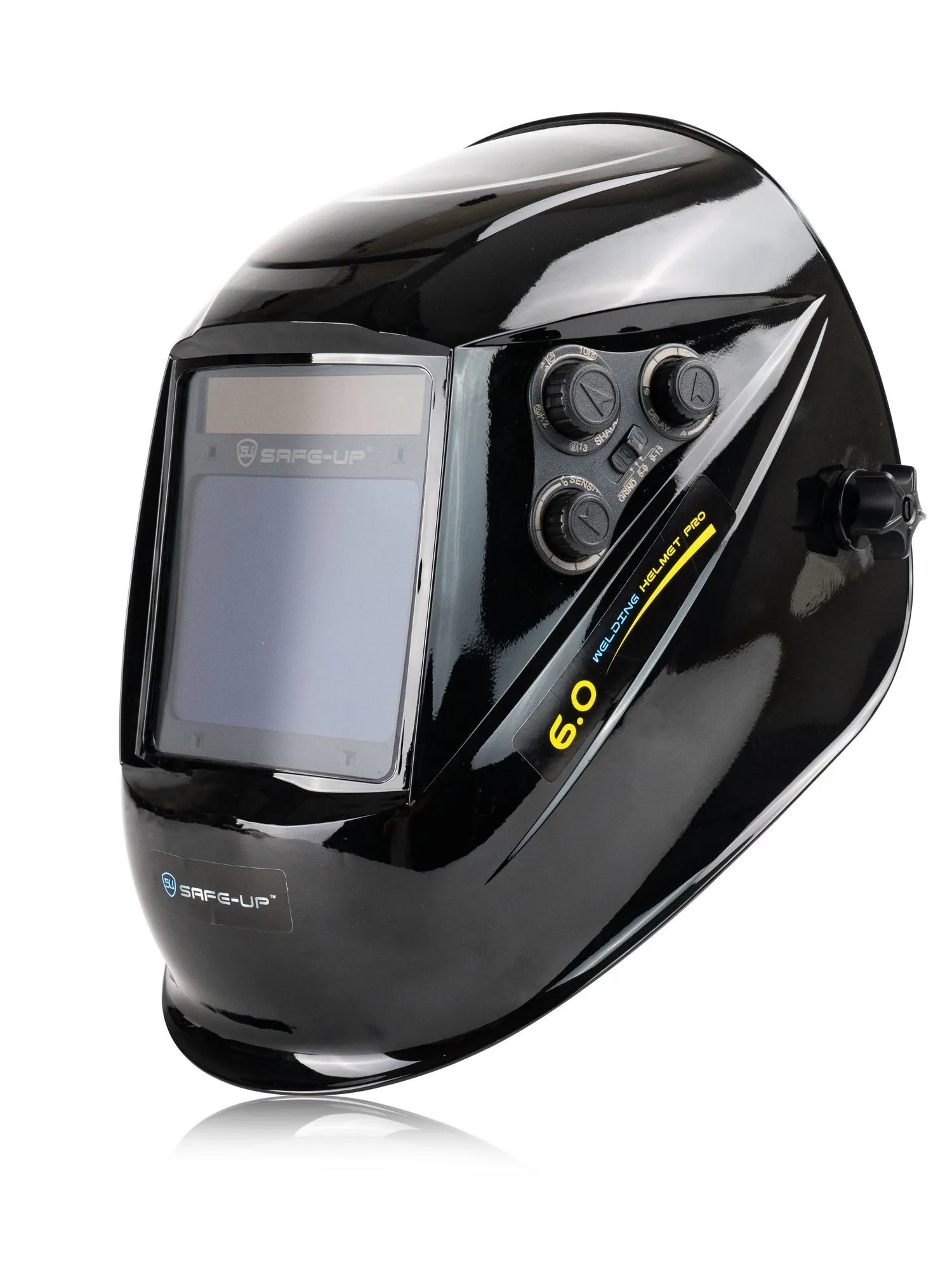 SAFE UP True Color Auto Darkening Welding Helmet 4 Sensors, Solar ...