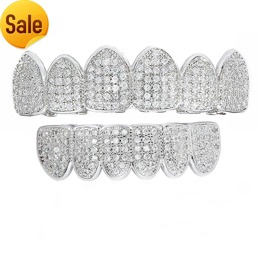 DHgate.com:925 Sterling Silver Moissanite Grillz Hiphop Teeth Grillz ...