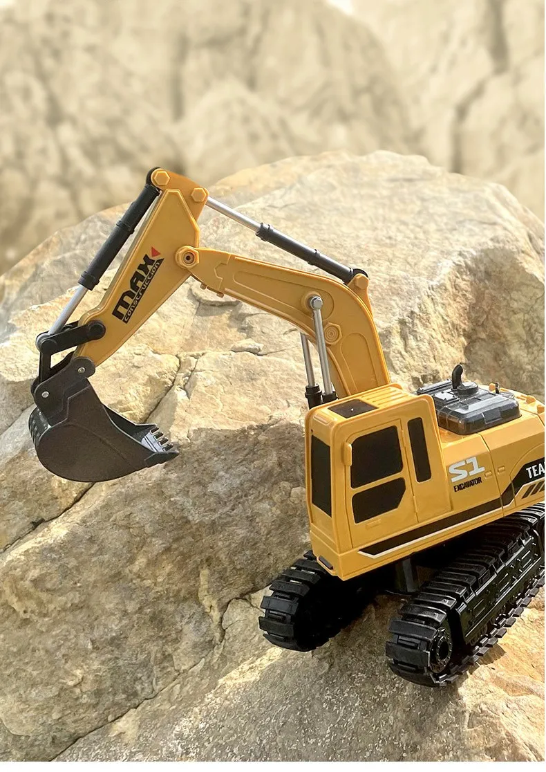 10 Pass Alloy RC Excavator Toy Cars And Trucks Engineering Vehicle For ...