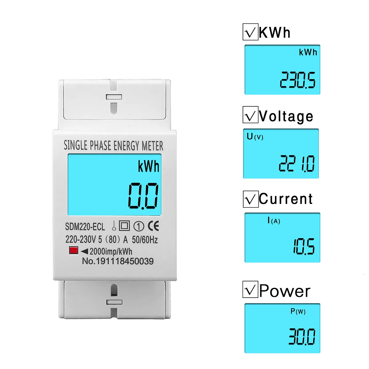 digital energy meter hsn code