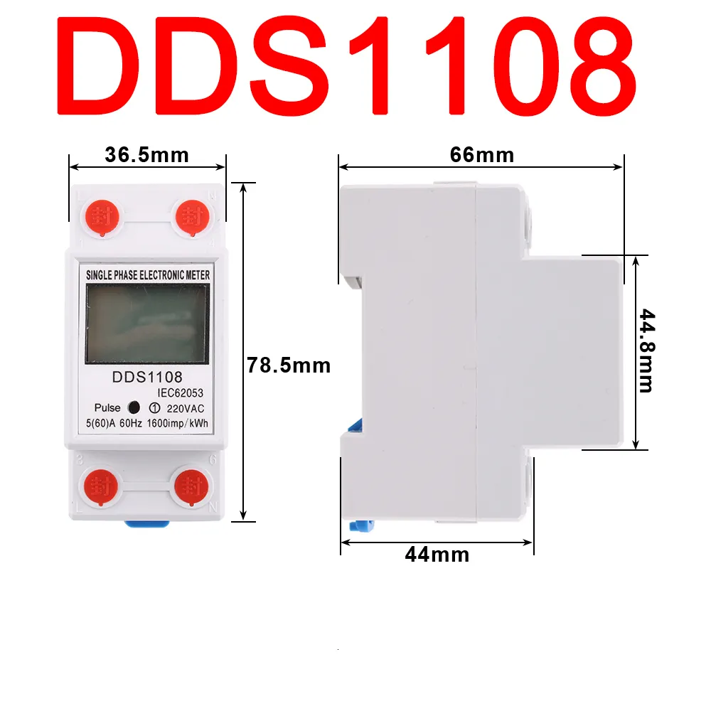 Energy Meters AC230V 50/60Hz 60/80A Single Phase LCD... From Cong08, $8 ...