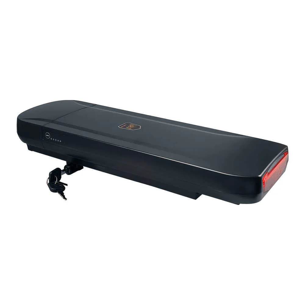Phylion Akku Rear Rack 48 Volt Lithium Battery With Tail Light 36V/48V ...