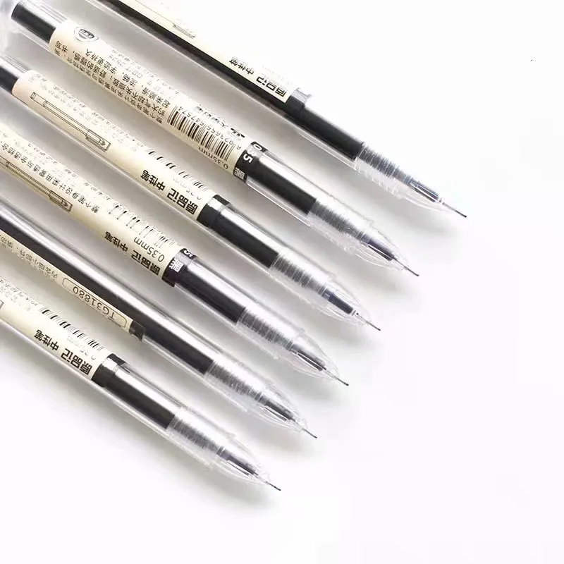 Japanese Ballpoint Pens 0.35mm Black & Blue Ink For Writing, School ...