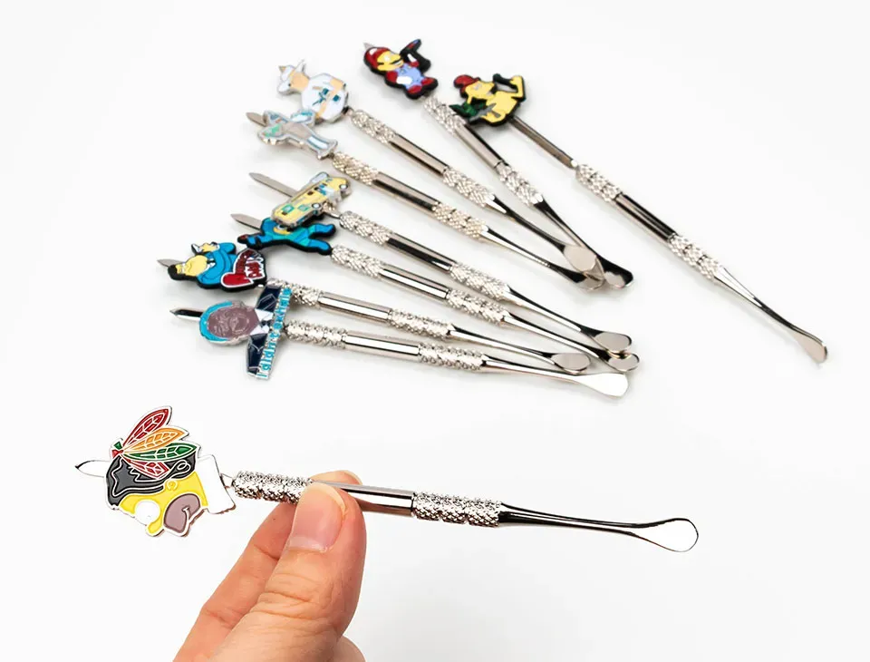 Stainless Steel Wax Dab Tool Cartoon Dabber For 2024 Quartz Banger ...