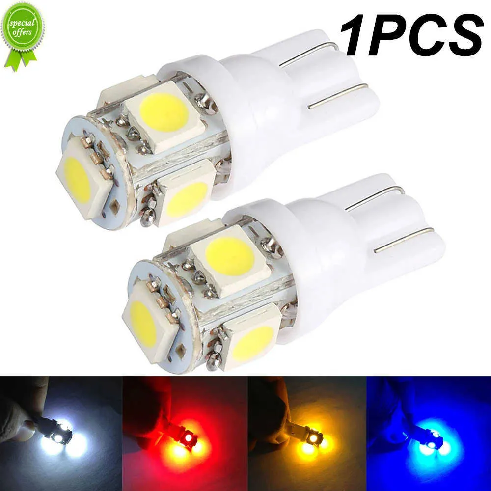 Super Bright T10 LED Car Bulbs - 5050 SMD, White/Red/Yellow, 194 168 ...