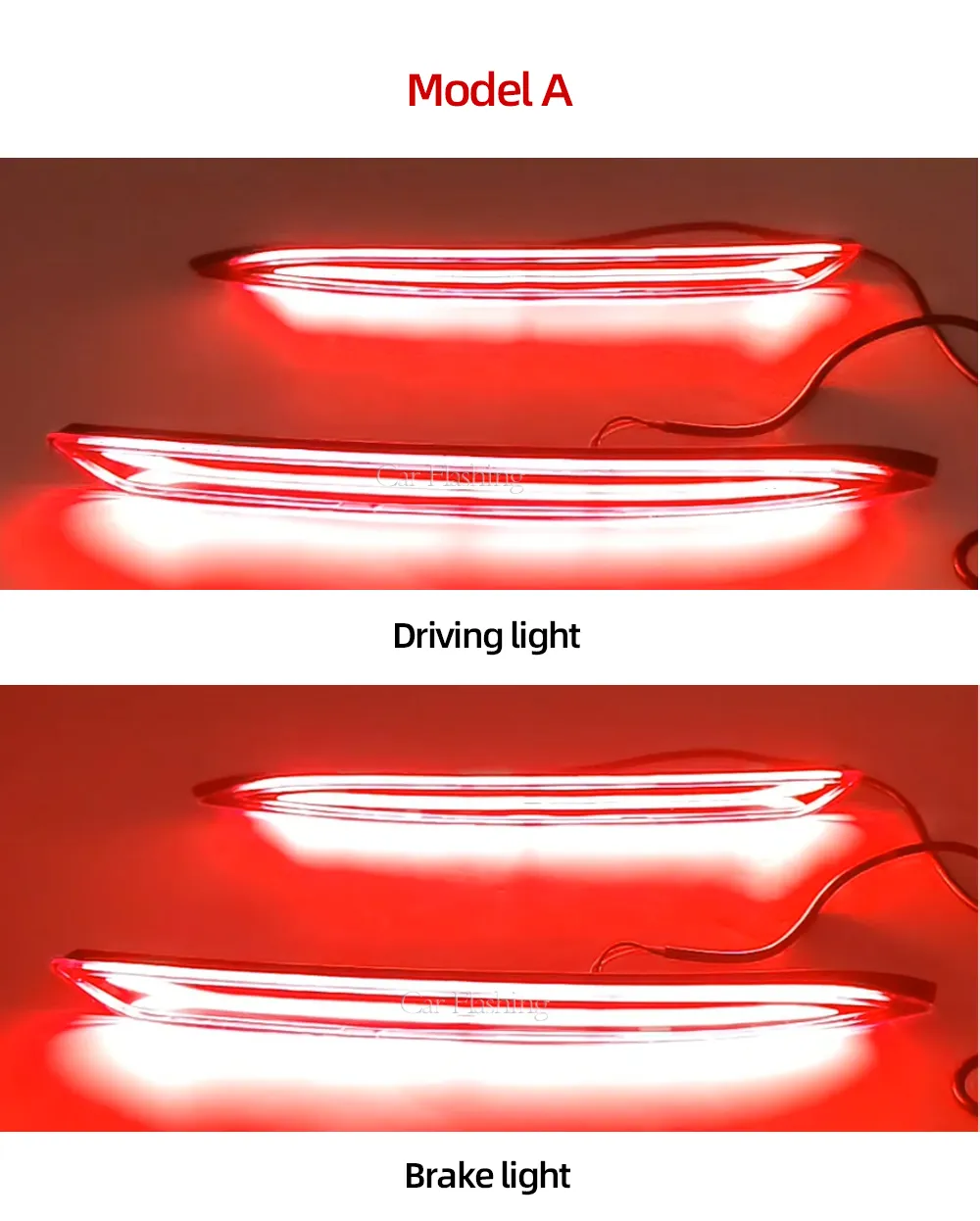 LED Rear Bumper Reflector Light For Geely Coolray Proton X50 2018 2021 ...