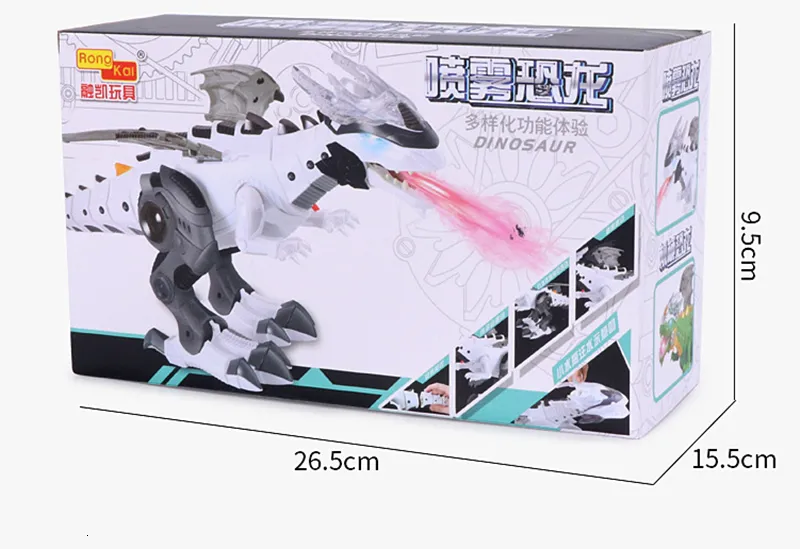 Electric RC Animals Spray Dinosaurs Robot Pterosaurs Cartoon Walking ...