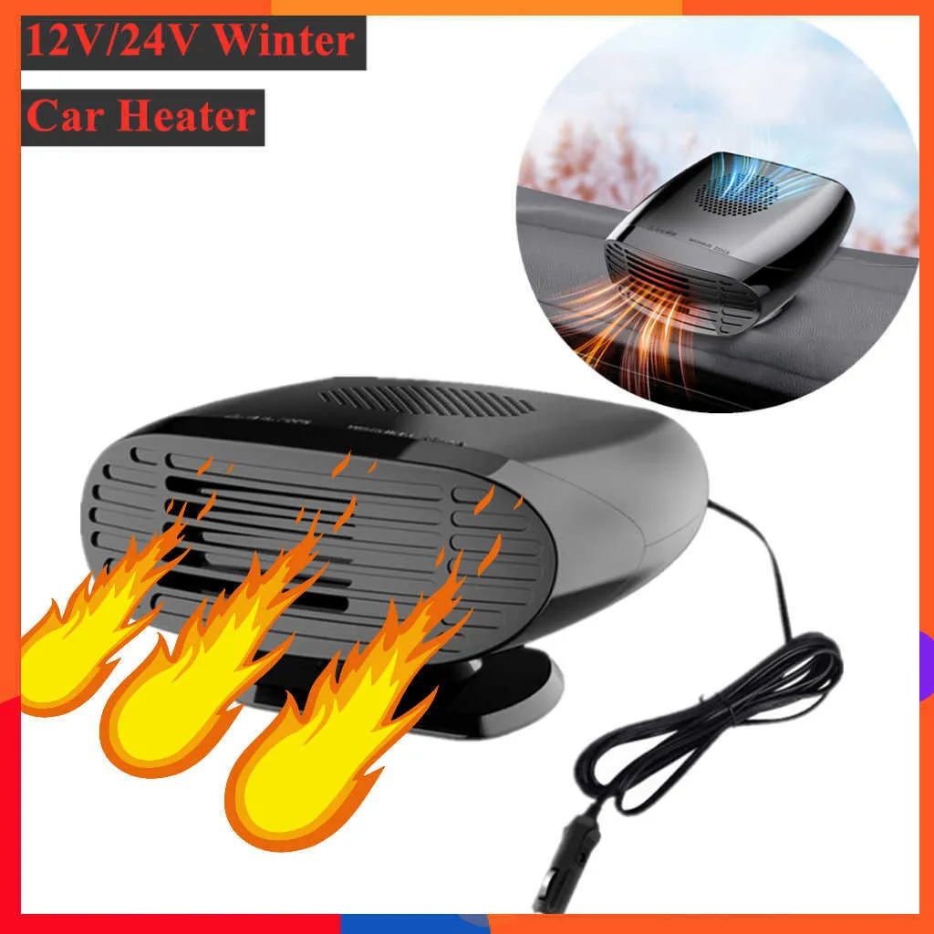 1 Black 12 Volt/24 Volt Winter New Home Small Car Heater Devjing Glass ...