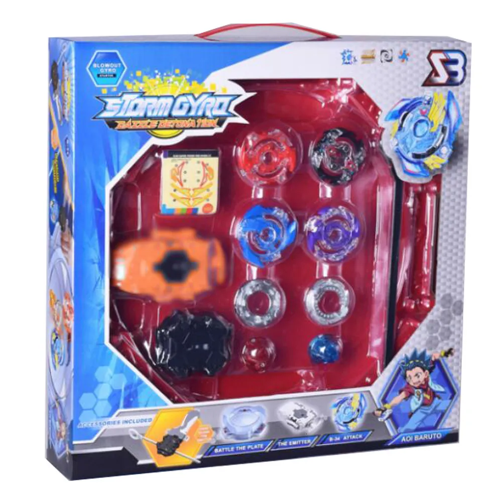 4D Spinning Top Set: Metal Fusion Battle Burst Beyblade Set Mit ...