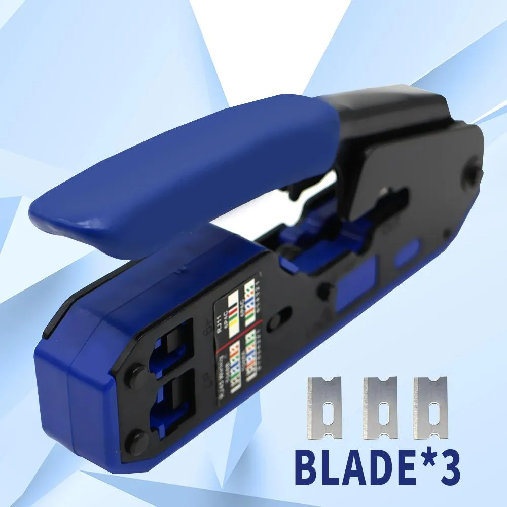 Multi Function RJ45 Crimping Tool Pliers With Ethernet Clip Tongs And ...