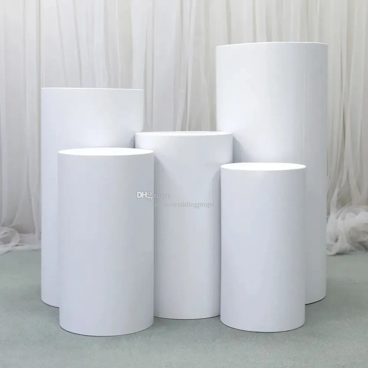 Customizable Height Pedestal Stacking Cake Stands For Parties - 9 Piece ...