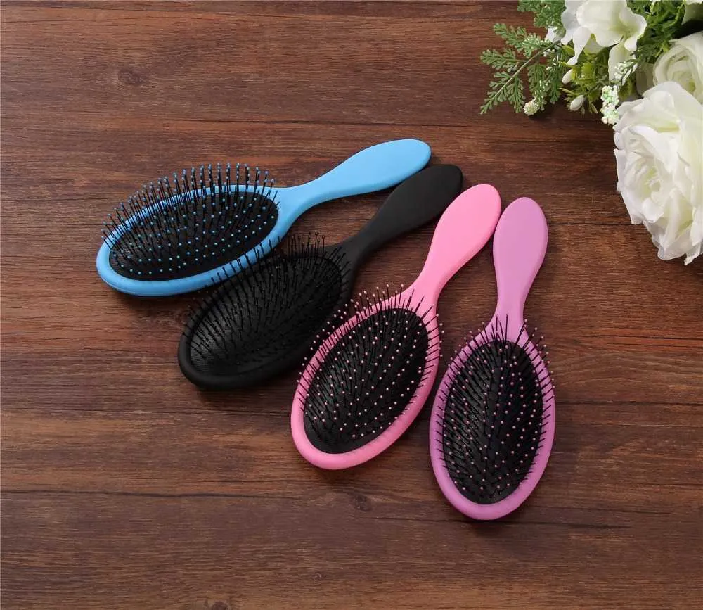 Silicone Hair Brush Professional Antistatic Airbag Massage Comb Women Detangling Curl Straight