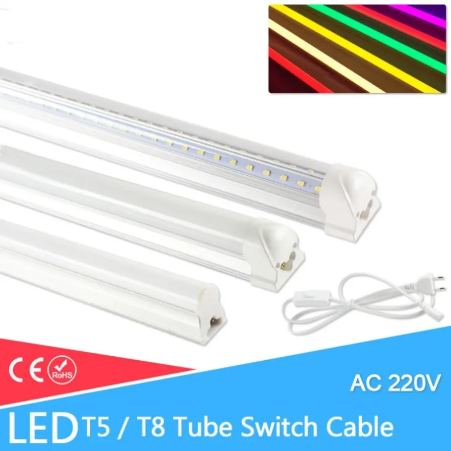 LED Tube Light Bulbs: Integrated T5 T8 LED Light Bulbs Tubes, 30 120cm ...