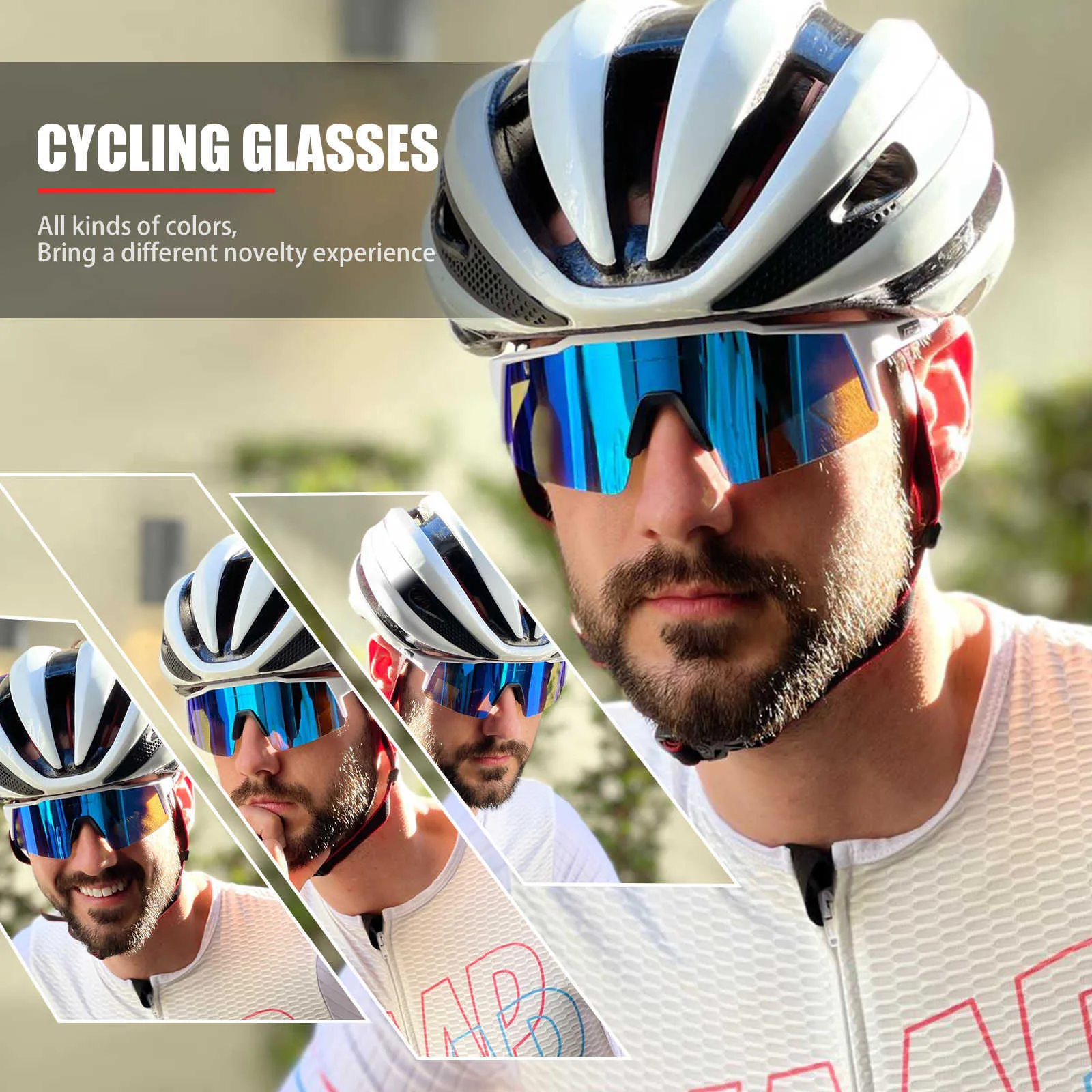 Kapvoe Polarized Cycling Sunglasses For Men Women Outdoor Sport