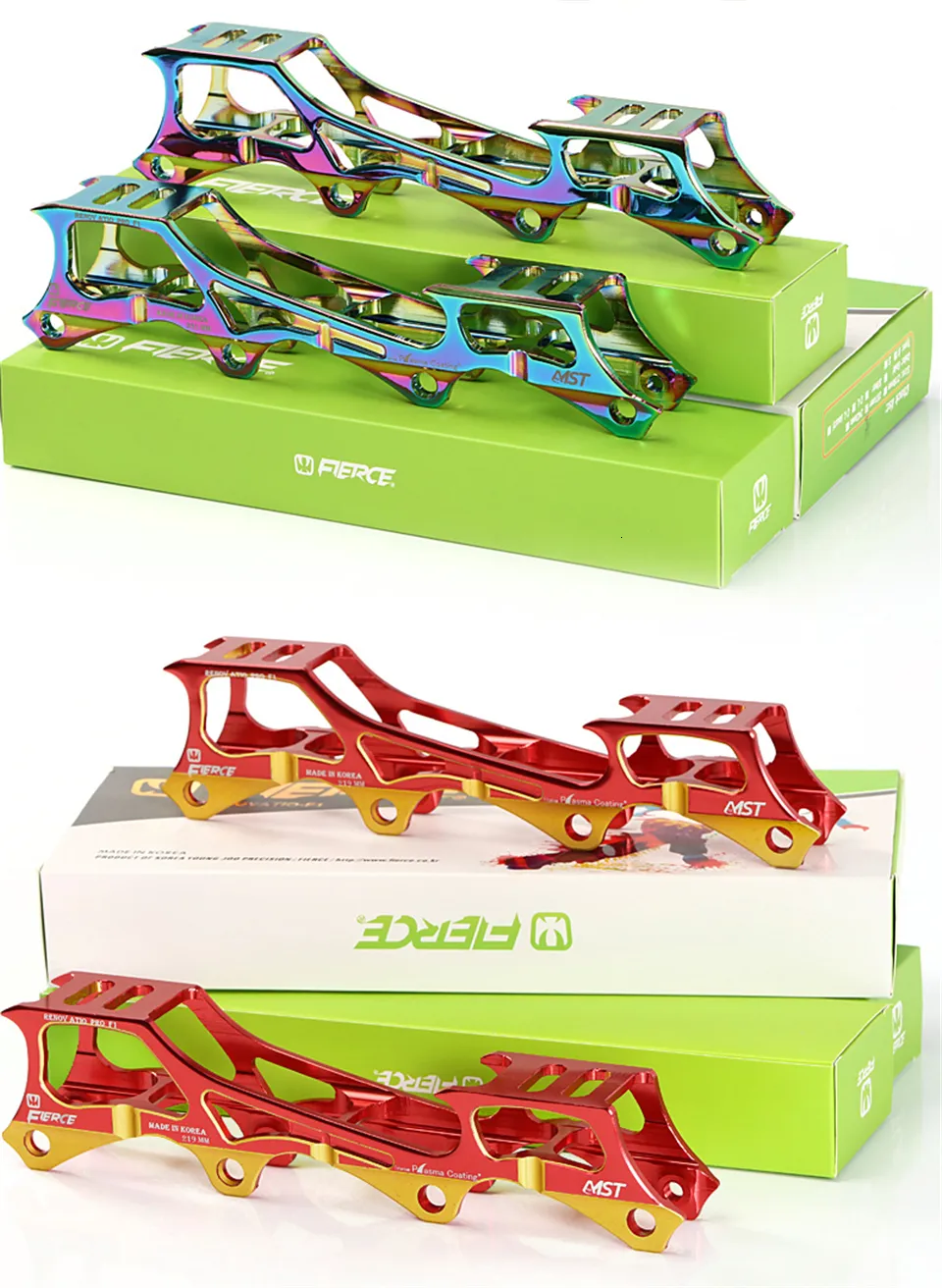 FIERCE MST Rocker Frames For SEBA Powerslide Banana Basin Slalom Base ...