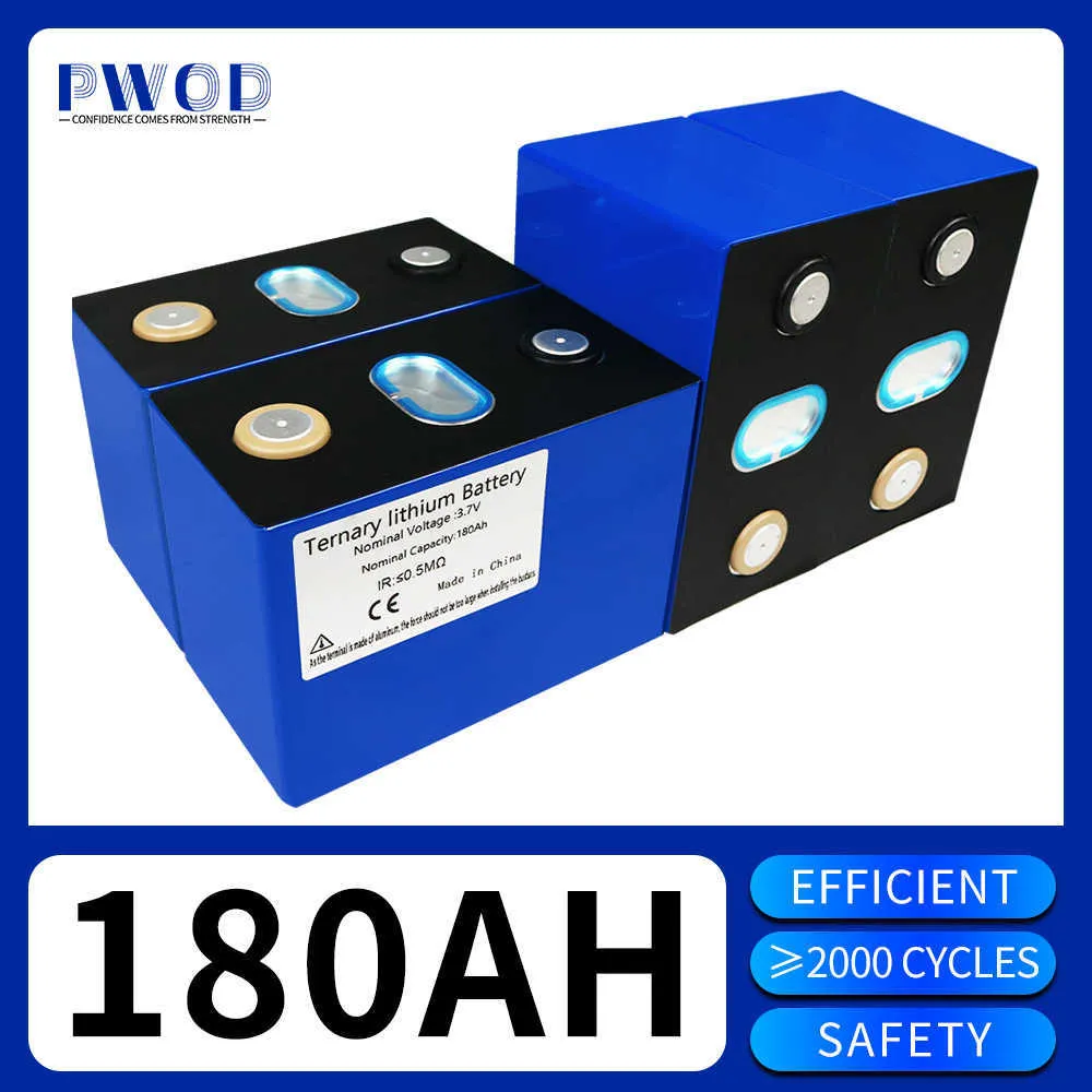 High Capacity 3.7V 180Ah Lithium Battery - Rechargeable Li-ion Cell ...