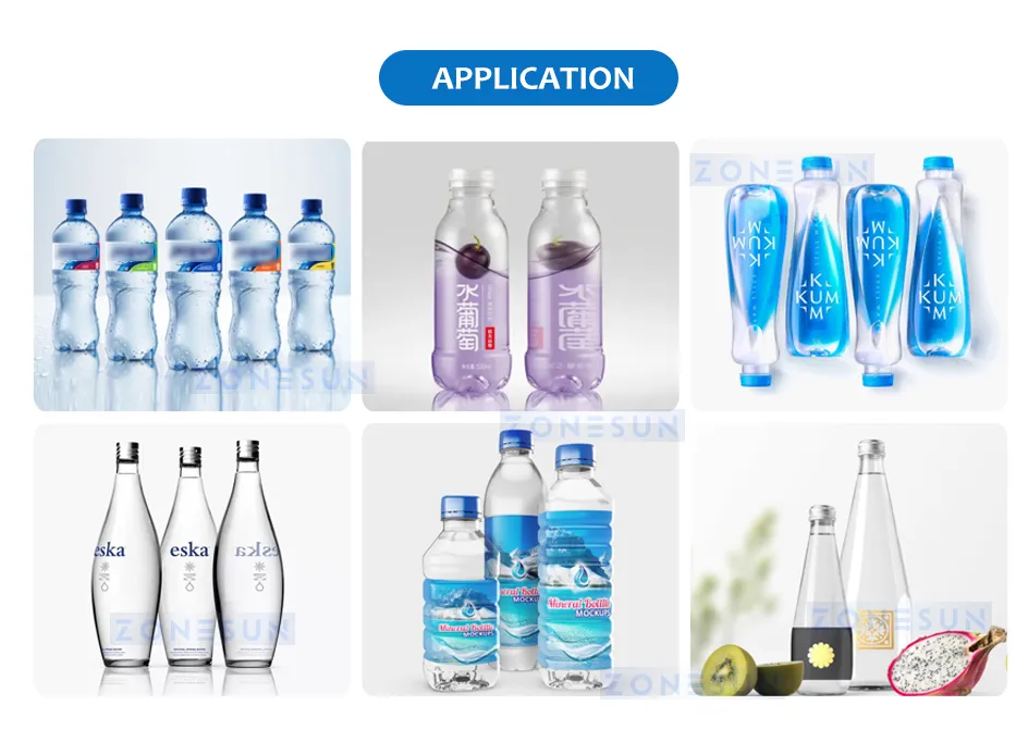 Wholesale ZONESUN Automatic Bottled Water Packaging Line: Integrated ...