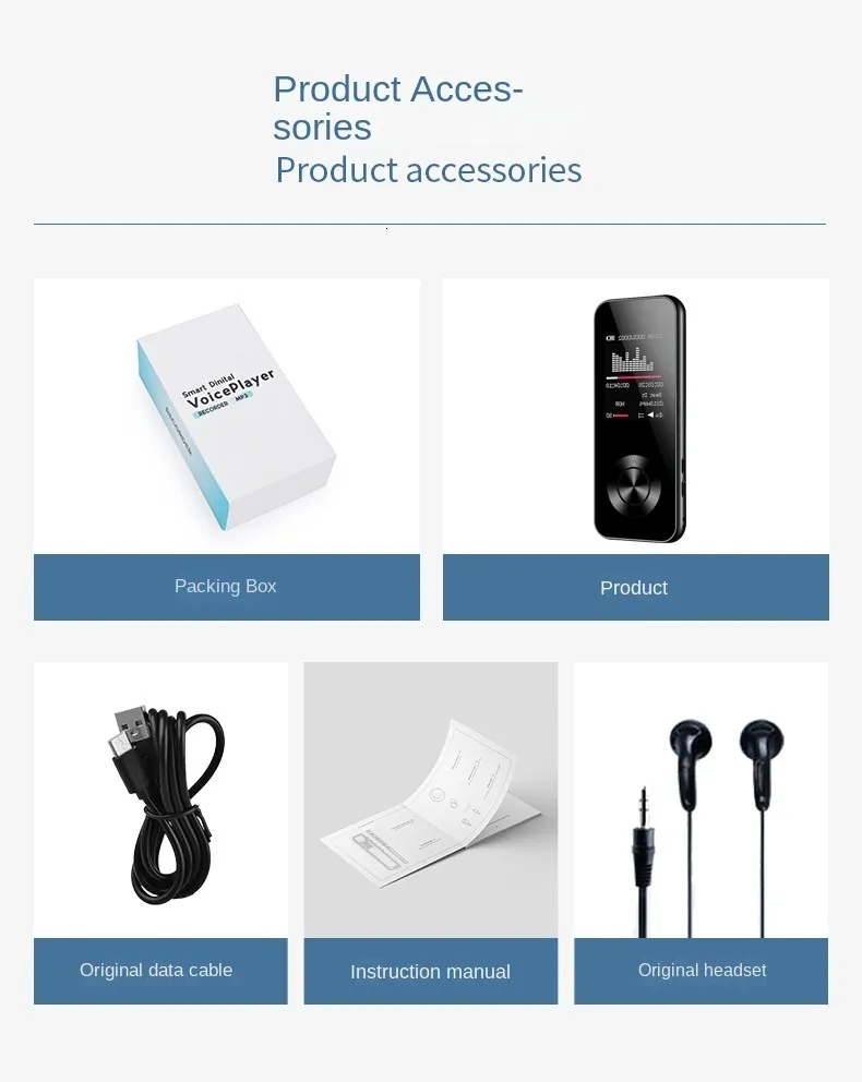 Touch Screen Ruizu M4 Mp3 Player With HiFi Support, Video Play, FM ...