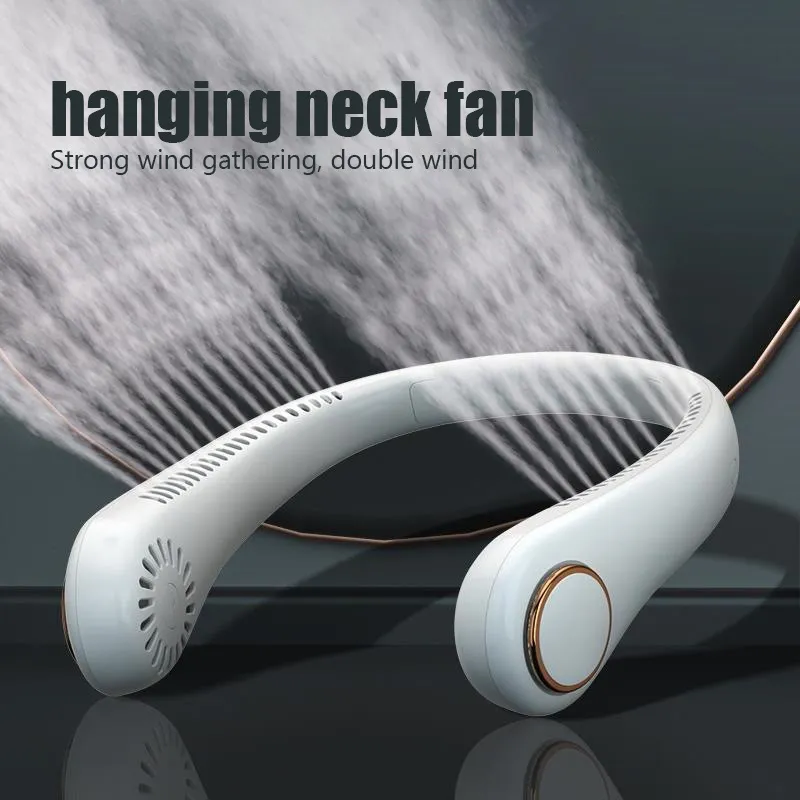 Portable Bladeless Neck Fan Rechargeable Battery Powered, Personal ...