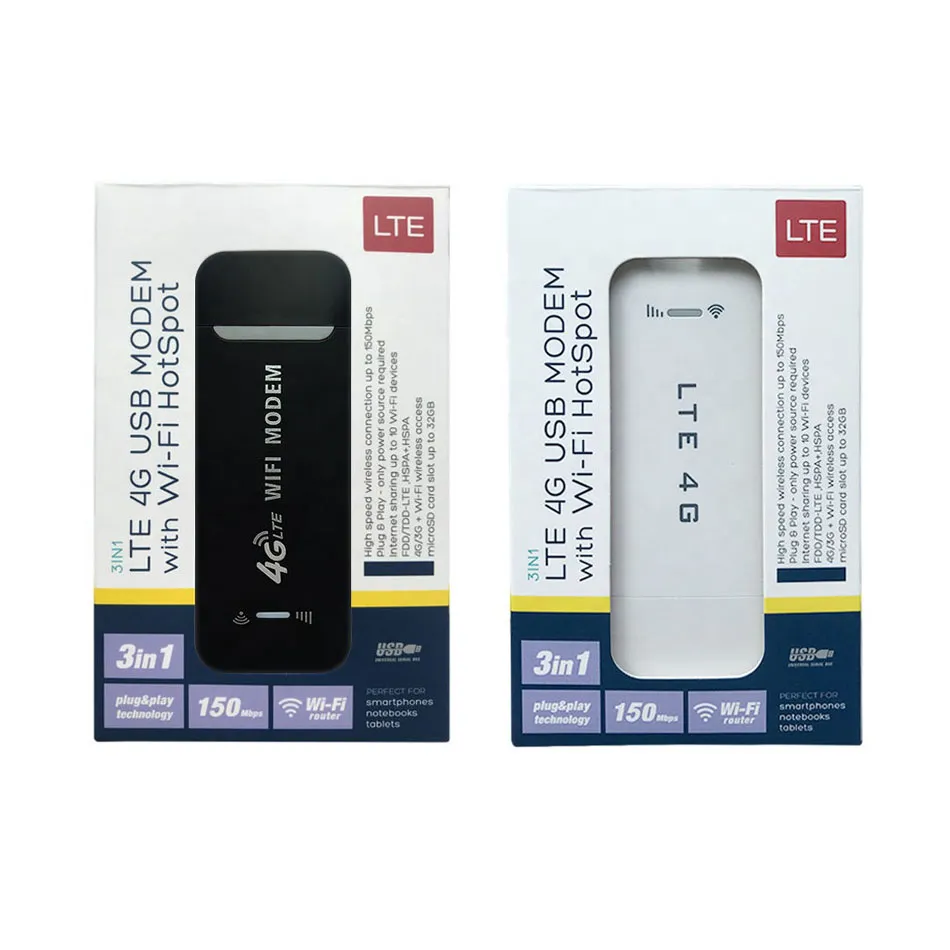 ₩9,402에서 4G LTE WIFI 모뎀 포켓 라우터 자동차 USB Dongle 미니 스틱 날짜 카드 모바일 핫스팟 무선 광대역 SIM 카드 슬롯에 소매 상자 | DHgate