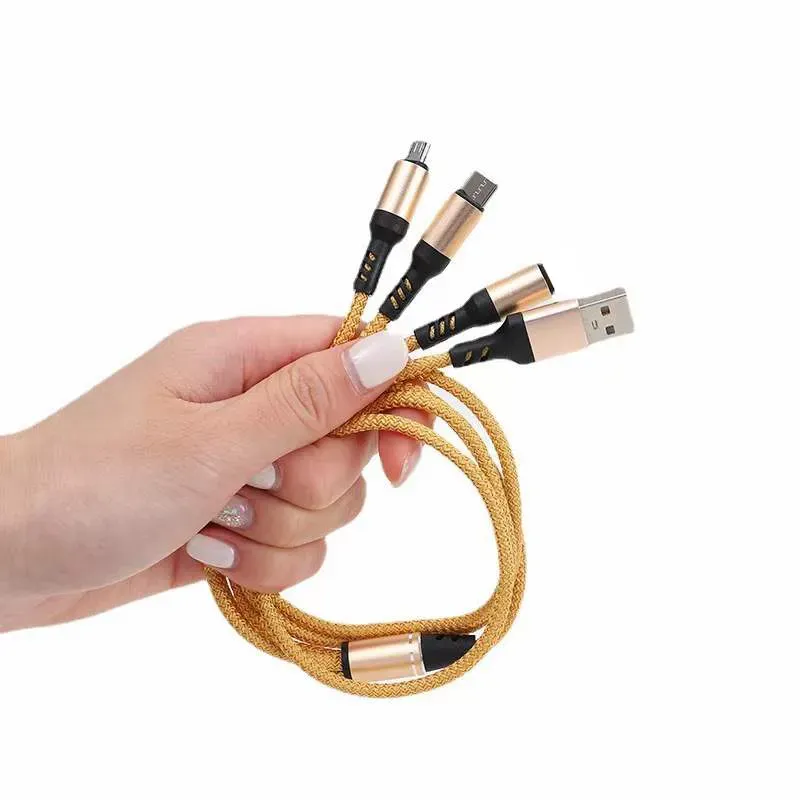 3-in-1 Universal Charging Cable - Micro USB, Type C, Fast Charging for ...