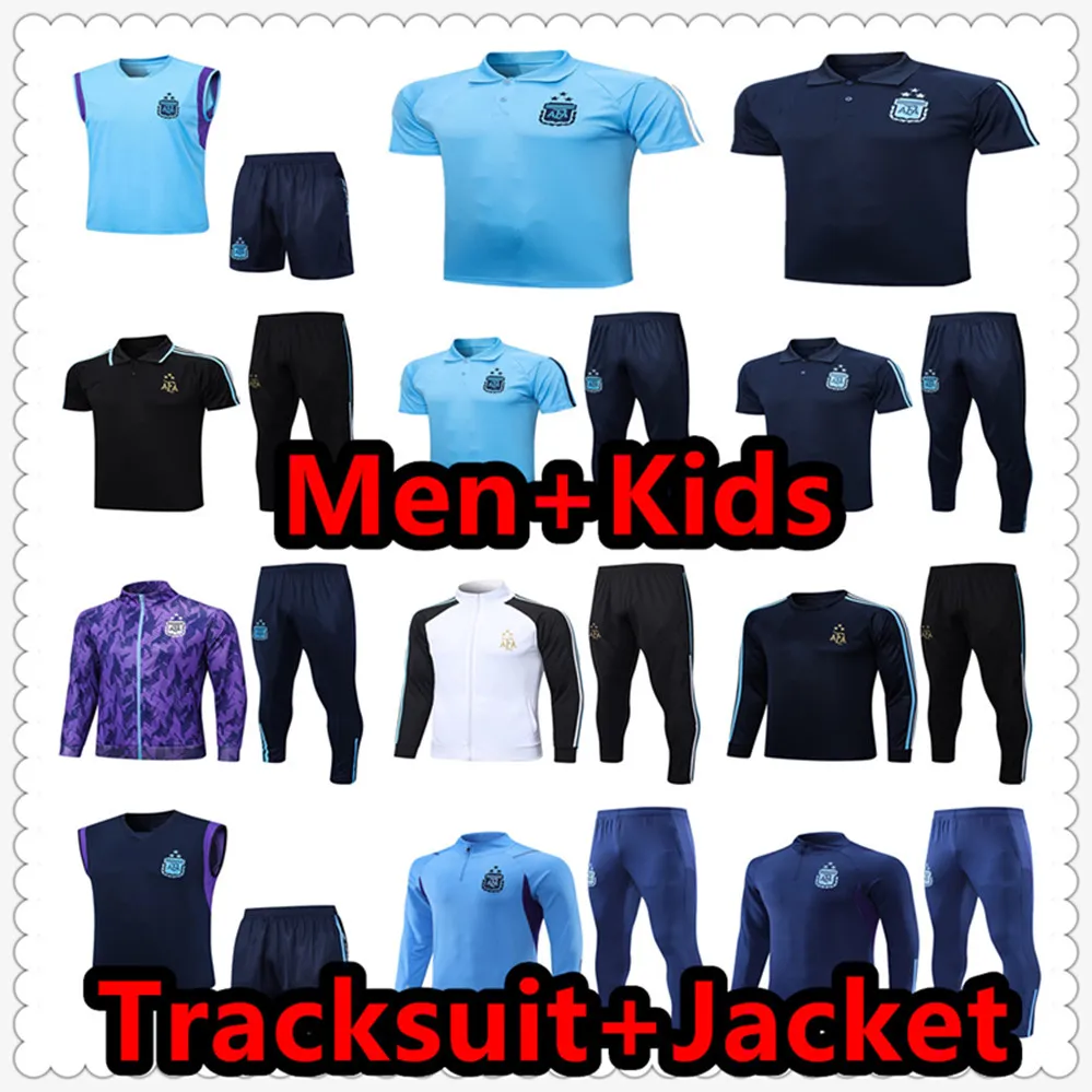 ₩14,893에서 3 성급 아르헨티나 tracksuit 축구 유니폼 22 2023 아르헨티나 홈 어웨이 재킷 축구 셔츠 ...